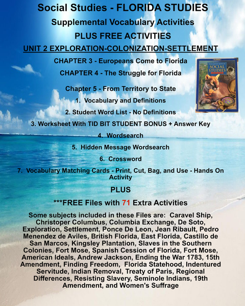 BUNDLE FLORIDA STUDIES Social Studies Houghton Mifflin COMPLETE TEXTBO ...