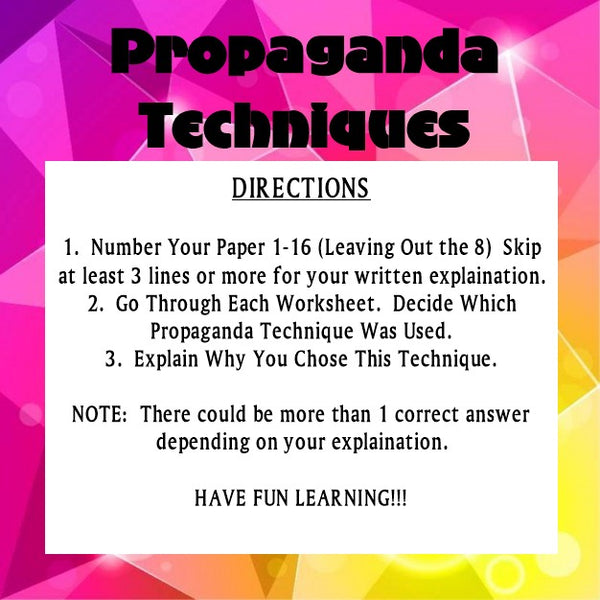 10 propaganda techniques