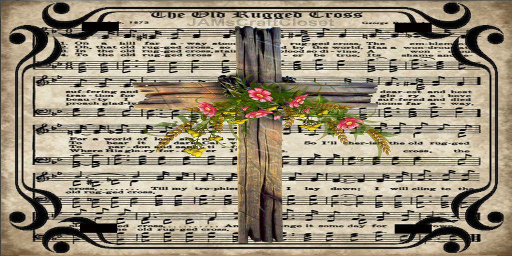 TUMBLER Full Wrap Sublimation Digital Graphic Design Hymnal Sheet Musi ...