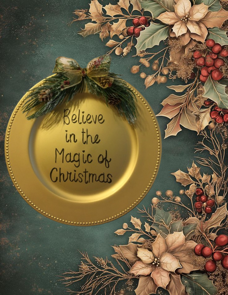 Dollar Tree Plastic Gold CHARGER PLATE Christmas Holiday Wall Art BELI ...