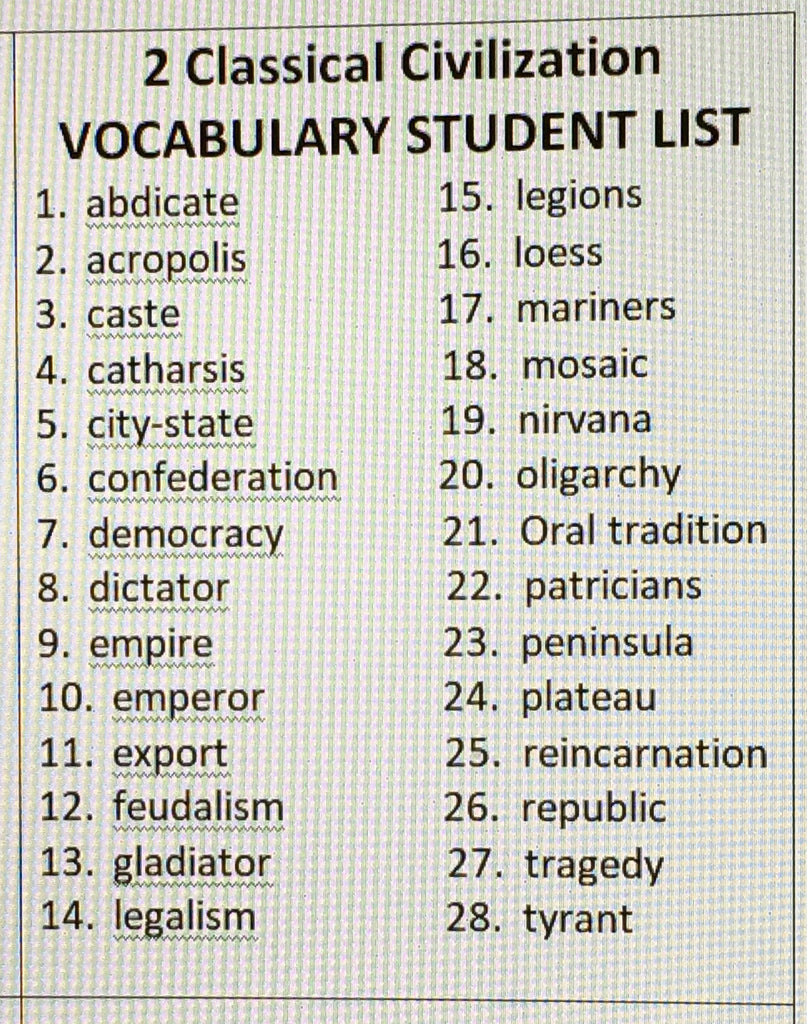 World History 2 CLASSICAL CIVILIZATION Teacher Resource Supplemental V ...
