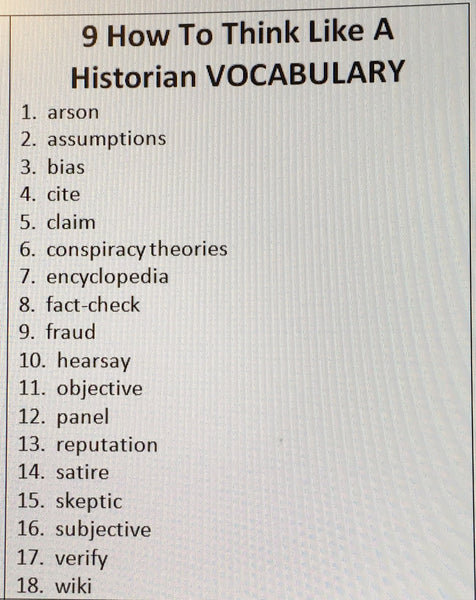 World History 9 HOW TO THINK LIKE A HISTORIAN Teacher Resource Supplem ...