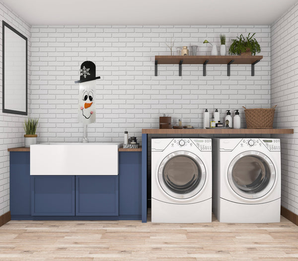 FAN BLADE Wall Art Chalkboard SNOWMAN 2 Upcycled Repurposed Ceiling Fa ...