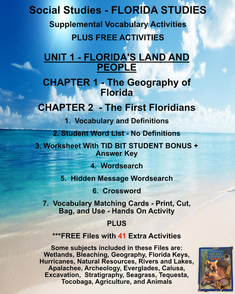 BUNDLE FLORIDA STUDIES Social Studies Houghton Mifflin COMPLETE TEXTBO ...