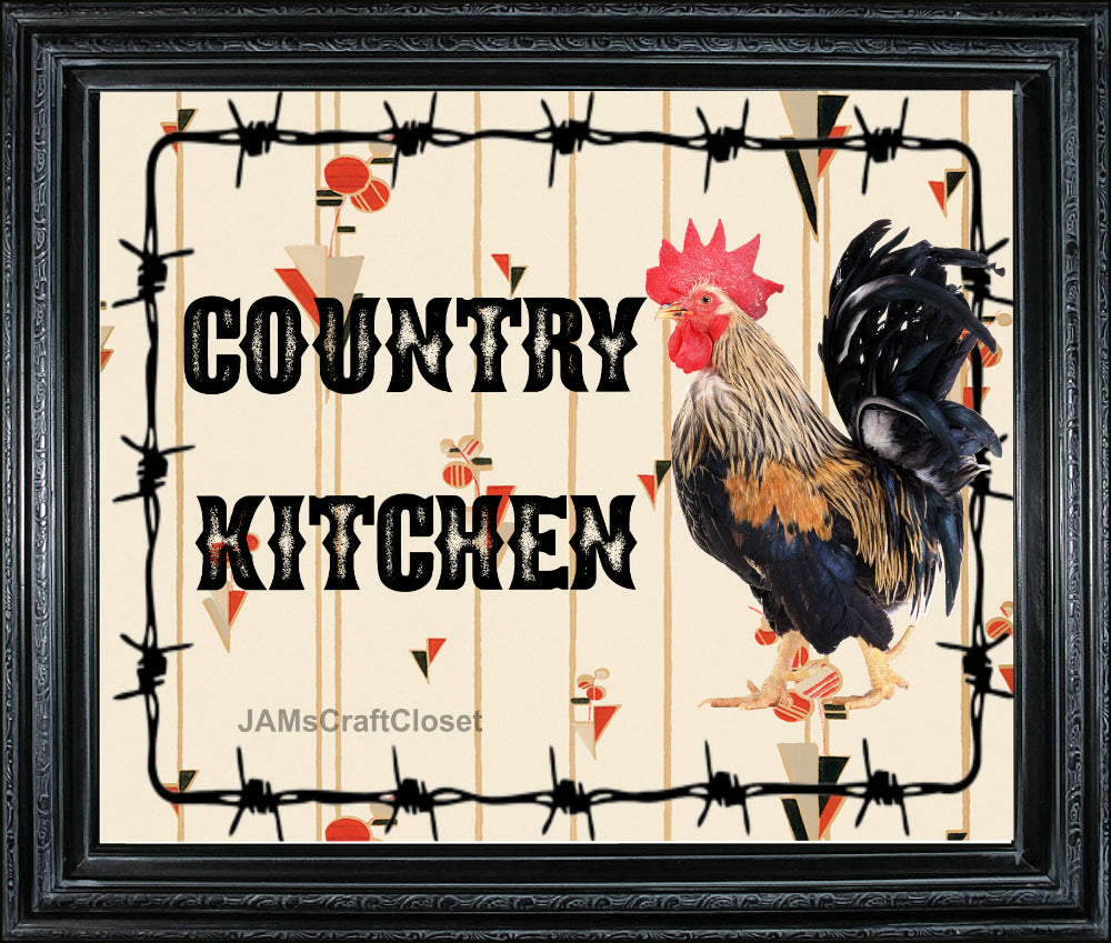 BUNDLE COUNTRY KITCHEN Digital Graphic Design Kitchen Decor Wall Art D ...