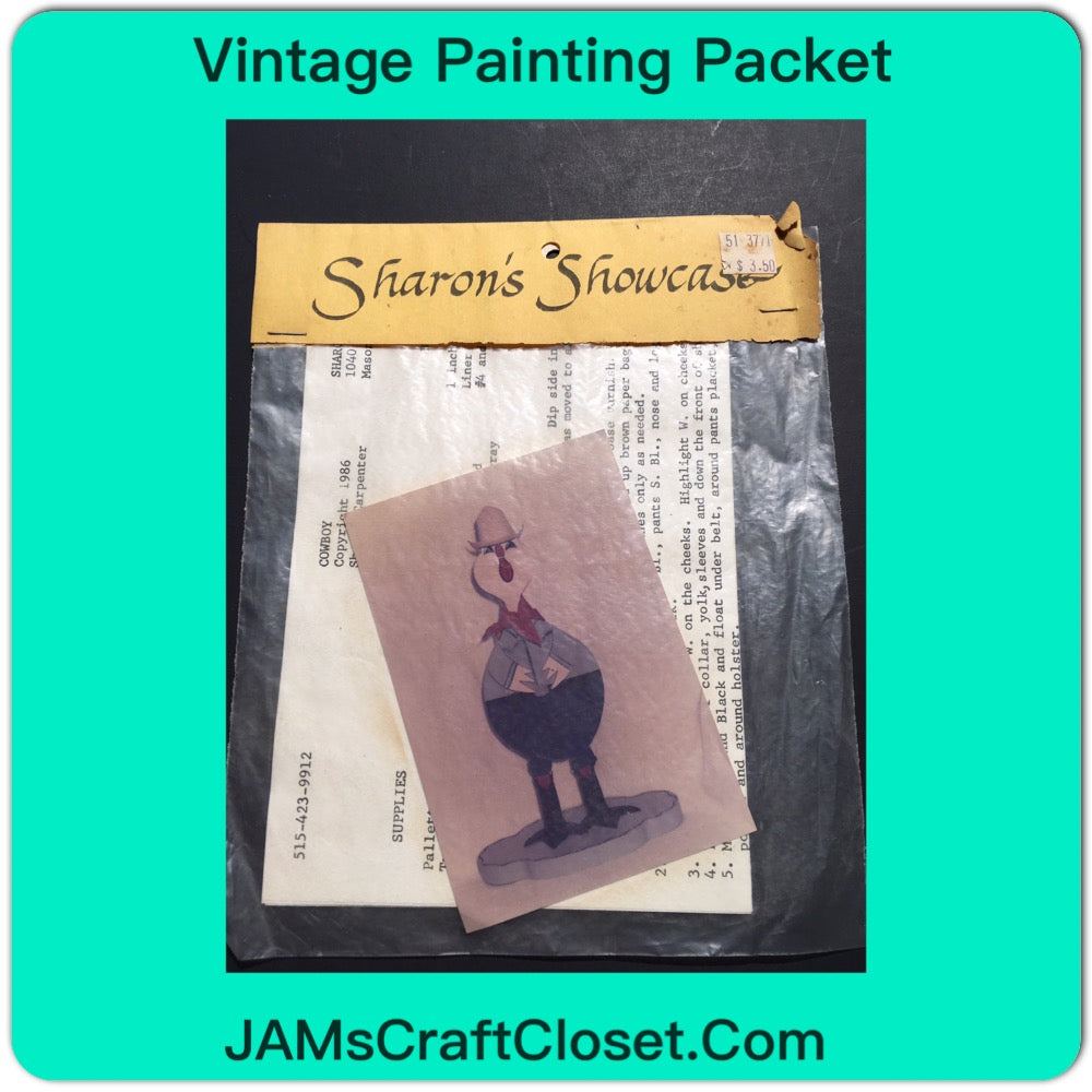 Vintage DIY Painting Packet #5 Cowboy Duck – JAMsCraftCloset