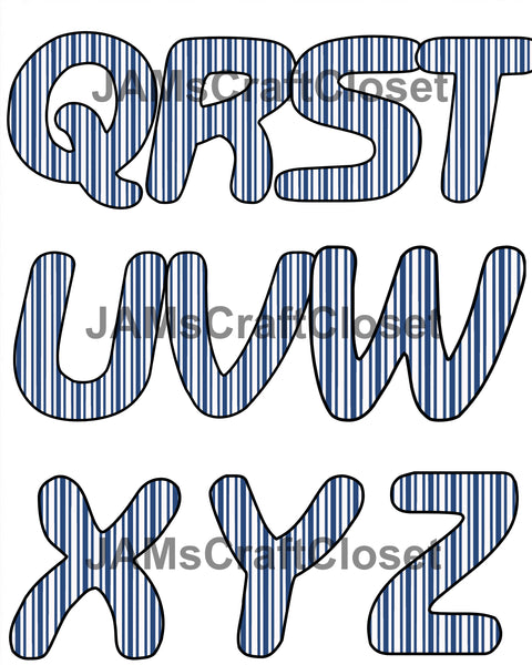 ALPHABET SET Digital Graphic Design Typography Clipart SVG-PNG Sublima ...