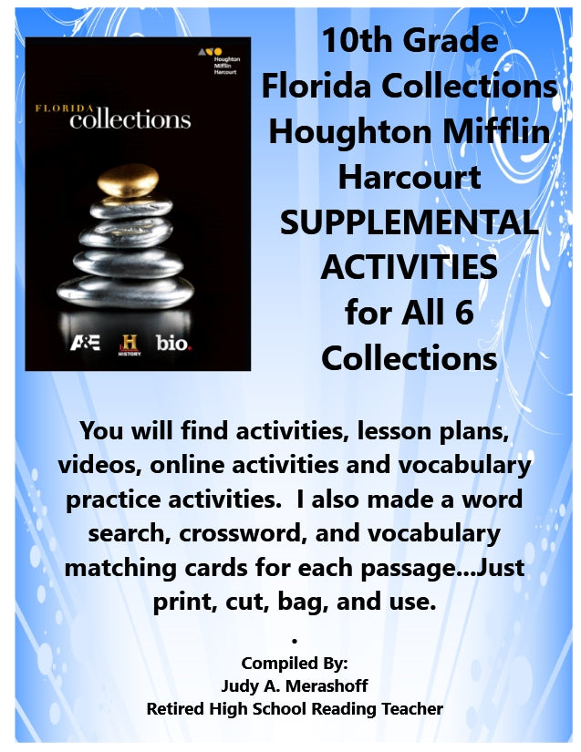 Florida Collections 10th Grade from HMH Houghton Mifflin Harcourt 10th ...
