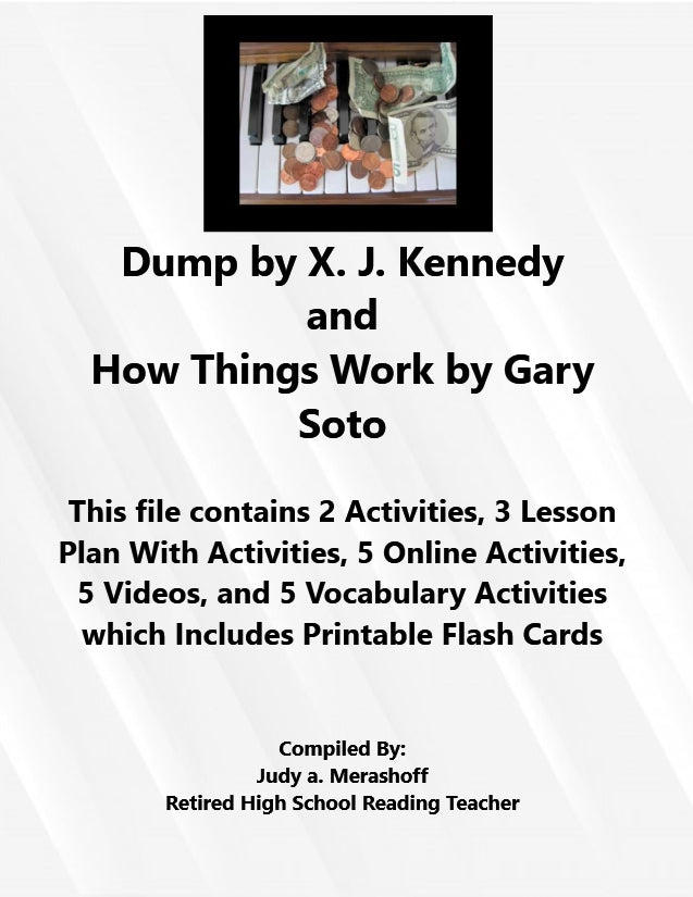 Dump and How Things Work 7th Grade Florida Collection 5 Supplemental A ...