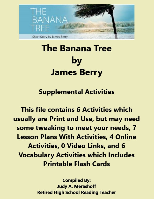 Florida Collections 6th Grade Collection 3 The Banana Tree Supplementa ...