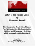 Florida Collection 8th Grade Collection 2 What is the Horror Genre Sup ...