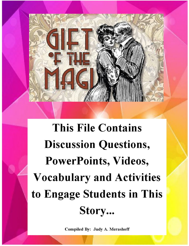 The Gift of the Magi by O'Henry Teacher Supplemental Resources Fun Eng ...
