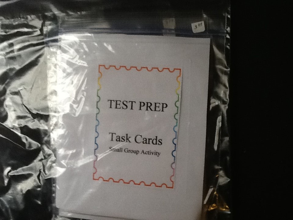 Test Prep Reading Skills Task Cards With ANSWER KEY Small Group Activi ...