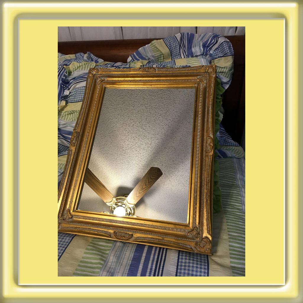 Wall Mirror Vintage Gold Fancy Frame Rectangle Home Decor Gift Idea ...