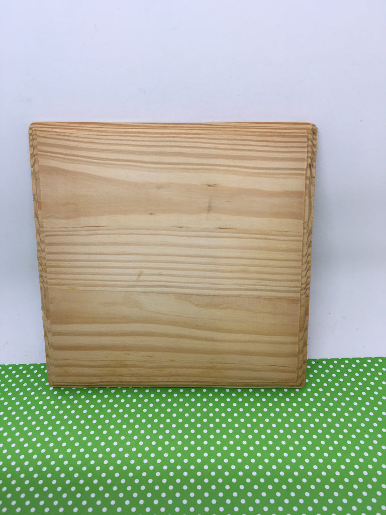 Plaque DIY Unfinished Handmade Wooden Routed Edge Ready to Add YOUR Pe ...