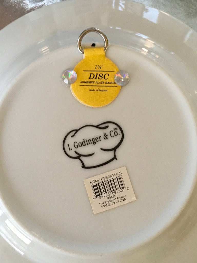 Chefs Plate Wall Art Red and White Checkered Kitchen Bar Decor I Godin ...