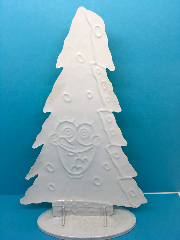 SpongeBob SquarePants Metal Christmas Tree With Glitter Nickelodeon c ...