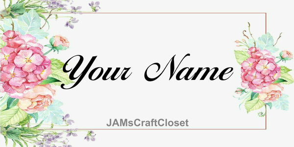 License Plate Personalized Vanity Plate NAME 5 Gift Idea Made By Subli ...