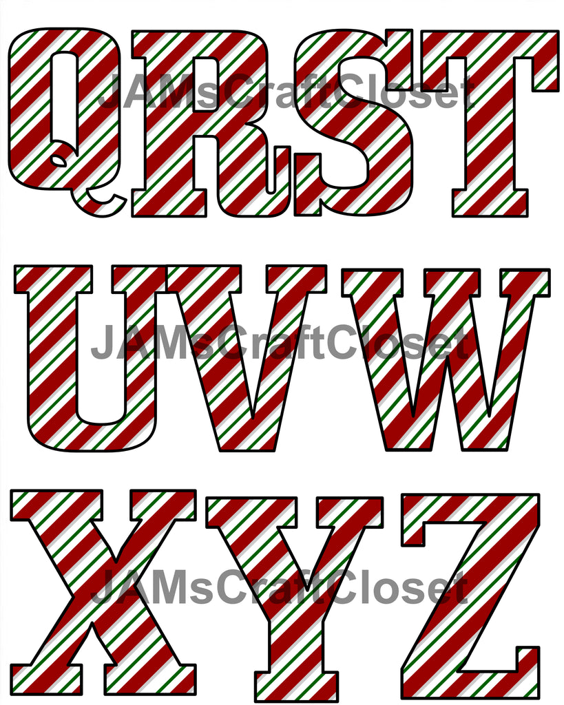 ALPHABET SET Digital Graphic Design Typography Clipart SVG-PNG Sublima ...