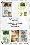 My Perspectives English 1 9th Grade UNITS 1 to 5 from SAVVAS Textbook ...