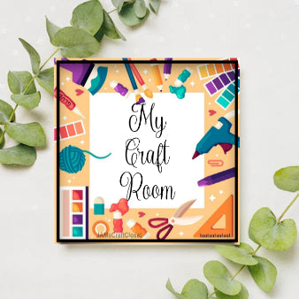 BUNDLE MY CRAFT ROOM SIGNS Digital Graphic Design Crafters Wall Art Do ...