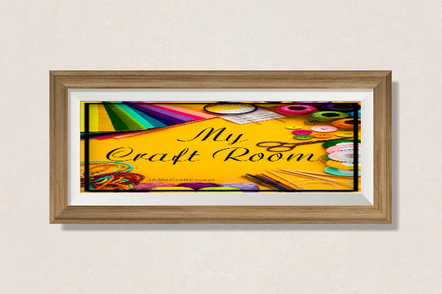 BUNDLE MY CRAFT ROOM SIGNS Digital Graphic Design Crafters Wall Art Do ...